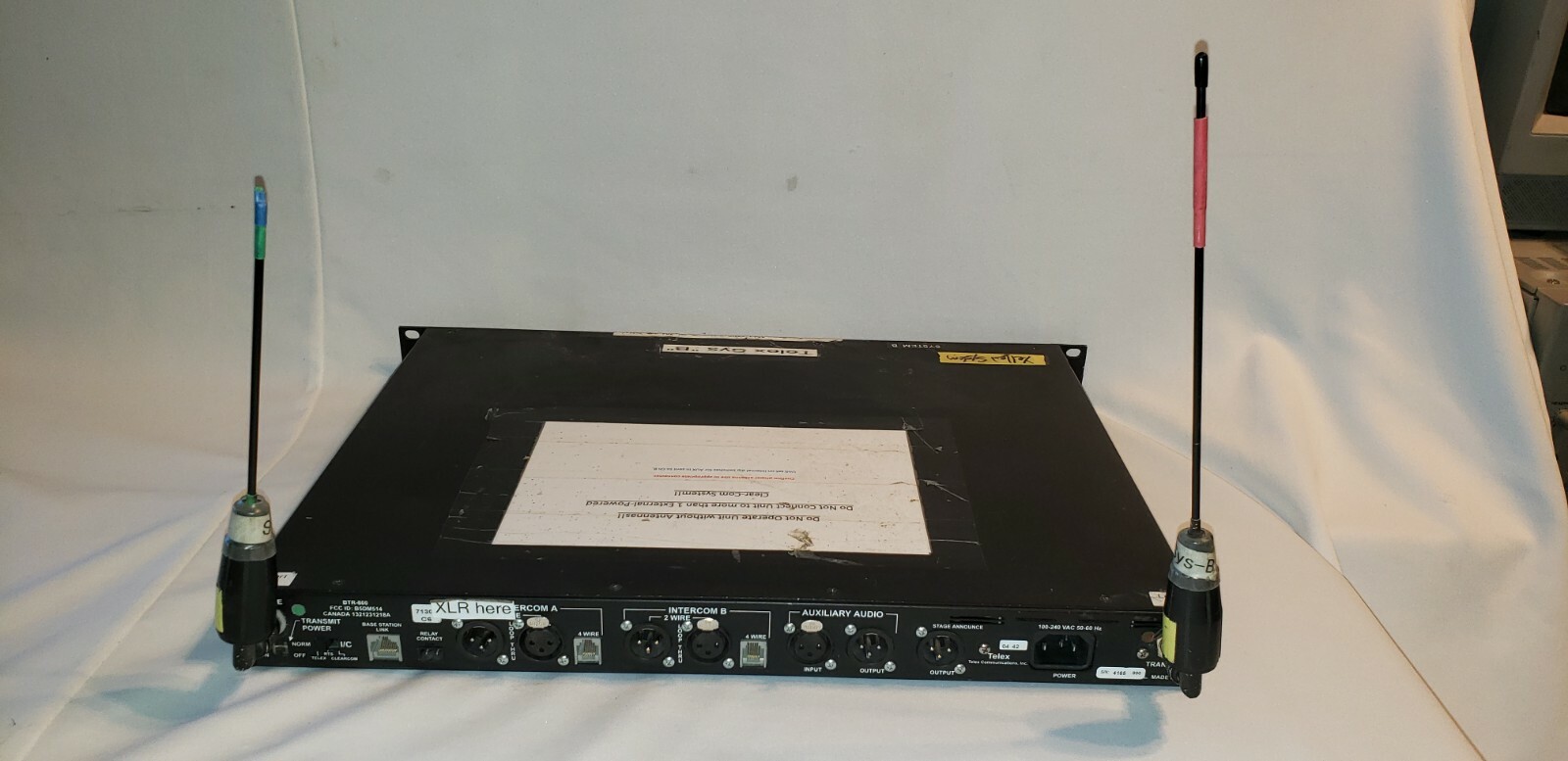 Telex BTR-800 UHF Wireless Intercom Base Station | eBay UK