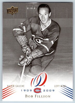 BOB FILLION 2008-09 UPPER DECK MONTREAL CANADIENS CENTENNIAL 08-09 NO ...