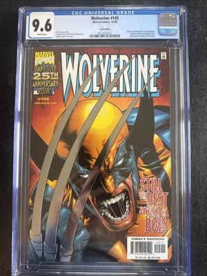 Wolverine #145 1999 Marvel Comics Silver Foil Claws Variant CGC 9.6 ...