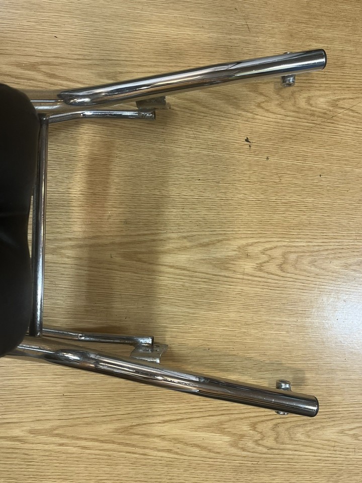 Chrome VMAX Backrest with luggage rack for Yamaha V-Max 1200 | eBay UK