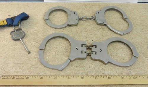 2 Vintage Handcuffs Peerless - Smith & Wesson Police Security ...