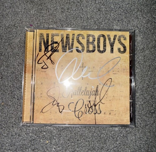 Newsboys RARE AUTOGRAPH SIGNED Hallelujah For The Cross CD Michael Tait ...