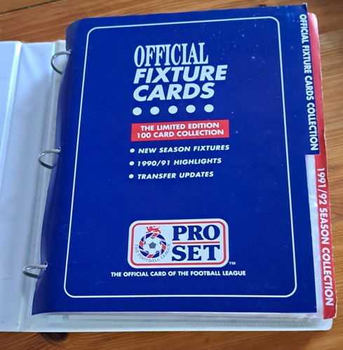 Pro Set Football 1991/92 cards. In A Binder | eBay