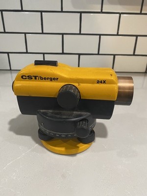 CST / Berger 24X Transit Level Optical Scope Construction Surveying ...