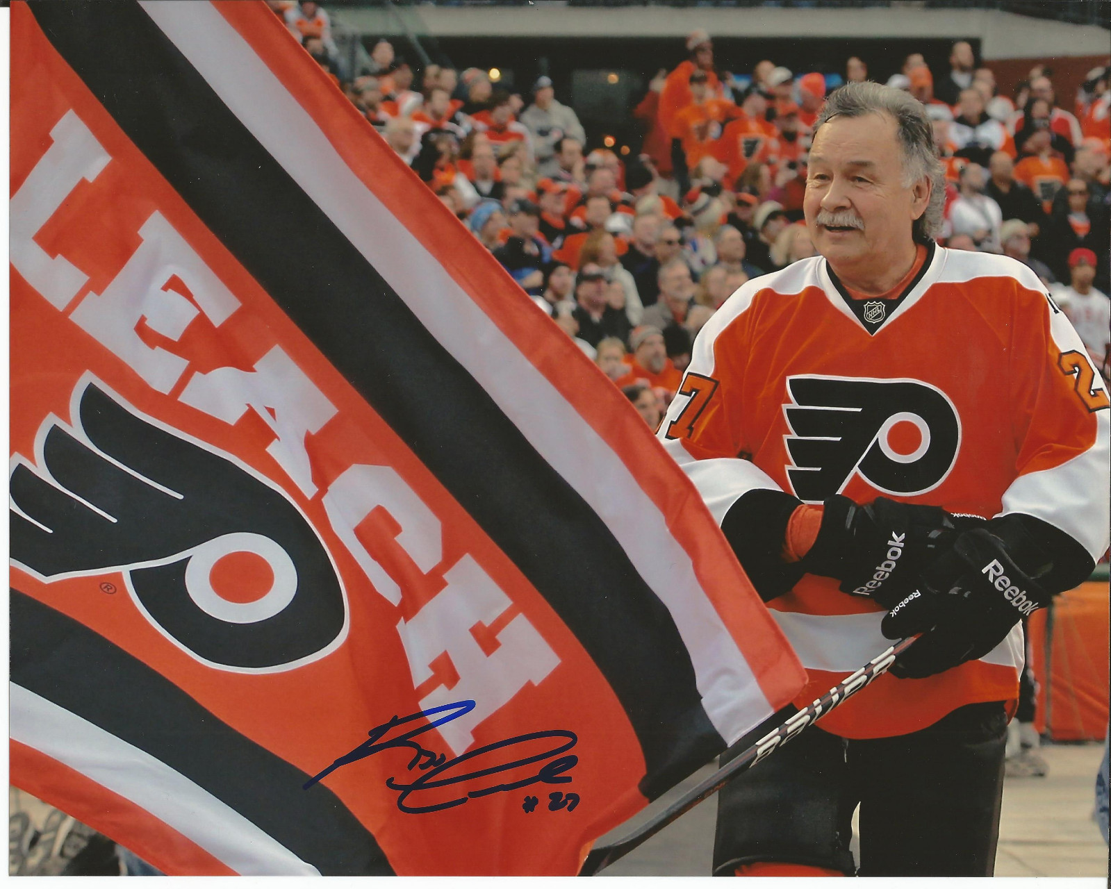REGGIE LEACH Autographed Signed 8" x 10 Photo Philadelphia Flyers COA ...
