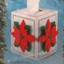 Vintage Bucilla poinsettia tissue box cover plastic canvas #61178, 1994 ...
