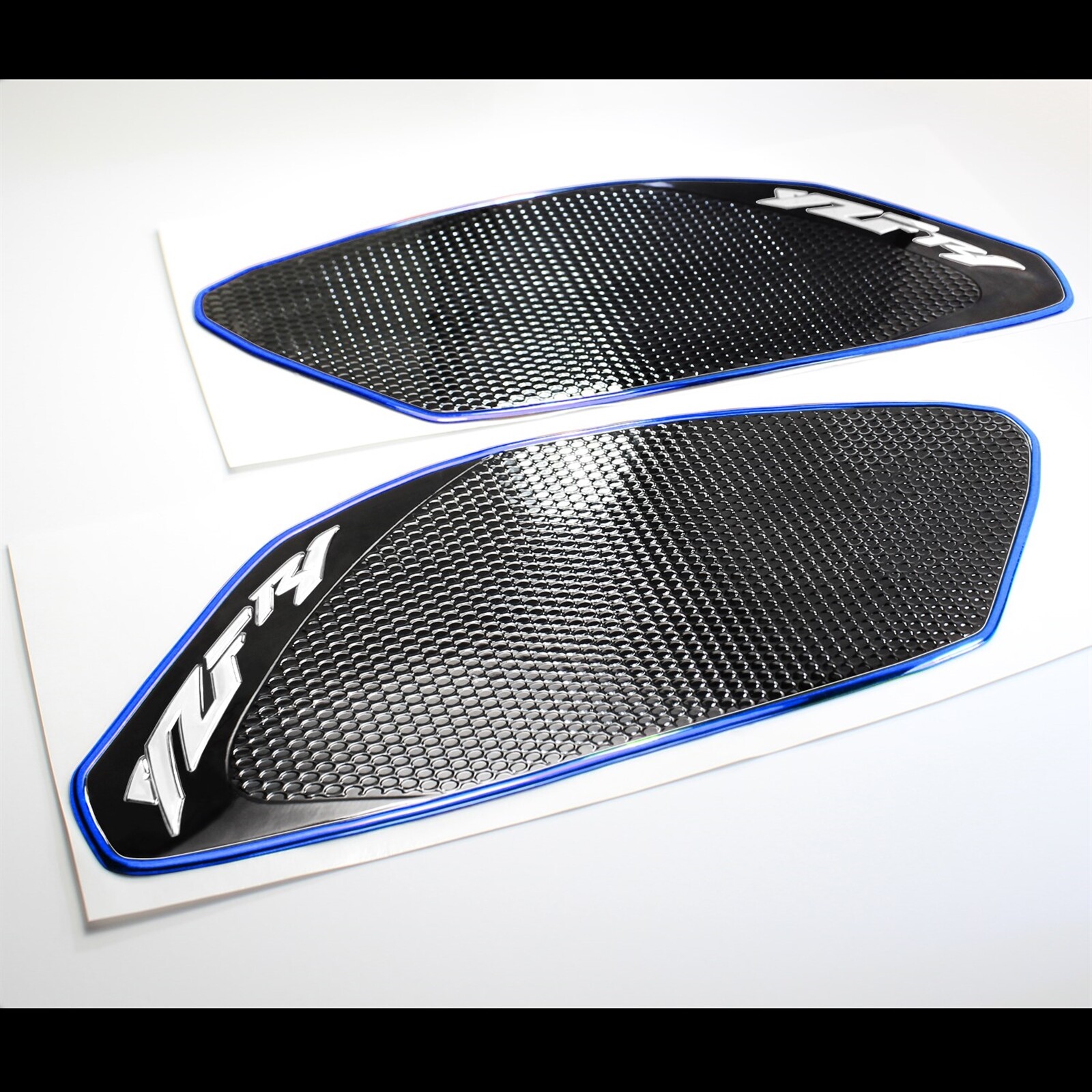 Tank Side Knee Stomp Protector Guard Pad 09-14 Yamaha YZFR1 R1 Black ...