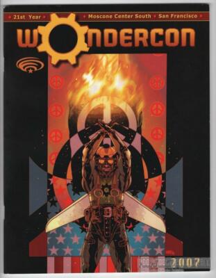 WONDERCON 2007 program book TONY HARRIS comic-con SERGIO ARAGONES Al ...