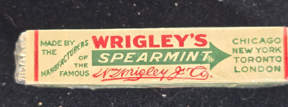 Vintage 1920's Wrigley's Doublemint Gum Wrapper Pack with United Profit ...