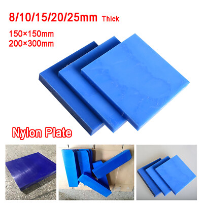 MC901 Nylon Sheet Blue Plastic Plate | 8/10/15/20/25mm Thick | Various Sizes | eBay