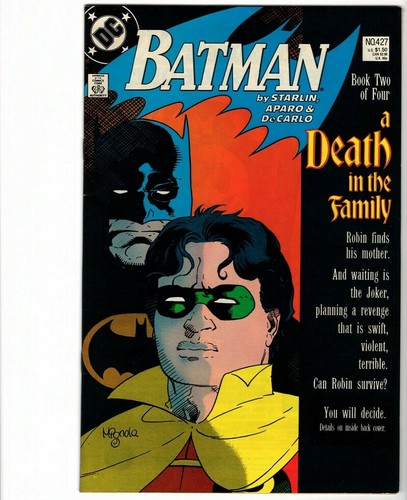 Batman # 427 (DC)1989 -- A Death In The Family -- Prt 2 Of 4 - Mignola ...