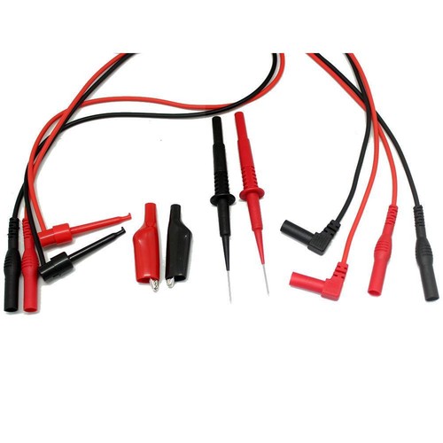 Needle tip test lead mini-hooks alligator clips PVC extensions TLP20155 ...