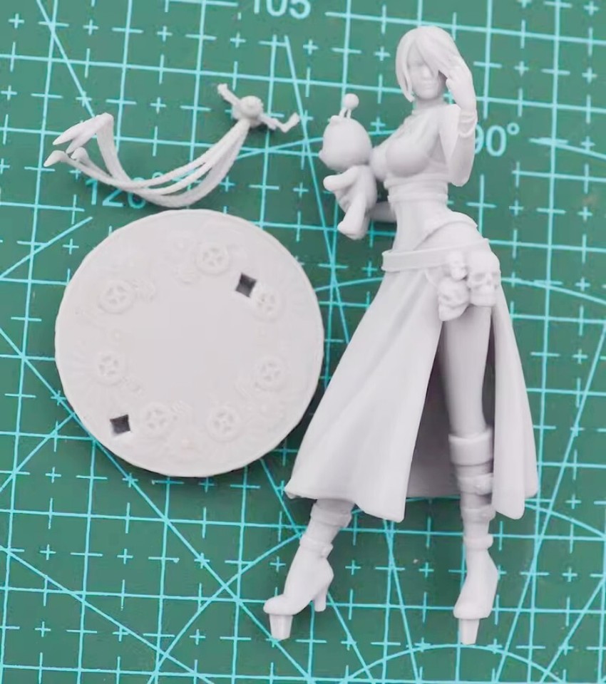 1/18 resin figure model Fantasy Girl 3D Printing unassembled unpainted ...