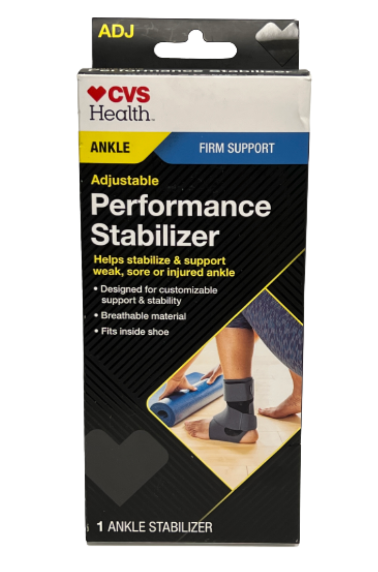 CVS Adjustable Ankle Stabalizing Support Brace NEW | eBay
