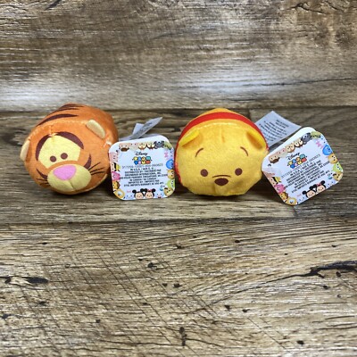 Disney Tsum Tsum Tigger/Pooh Mini 3" Plush Stuffed Animal Collectible ...