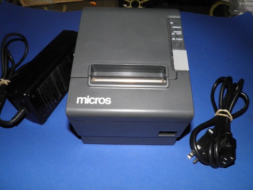 Micros Epson TM-T88IV Dark Gray Thermal Receipt Printer IDN Interface ...