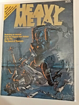 Heavy Metal #1-1977-HM Communications-Pbk-1st printing-Great condition ...
