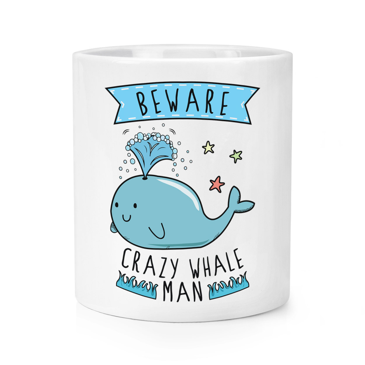 Beware Verrückte Wal Mann Makeup Pinsel Bleistift Topf - Lustig | eBay.de