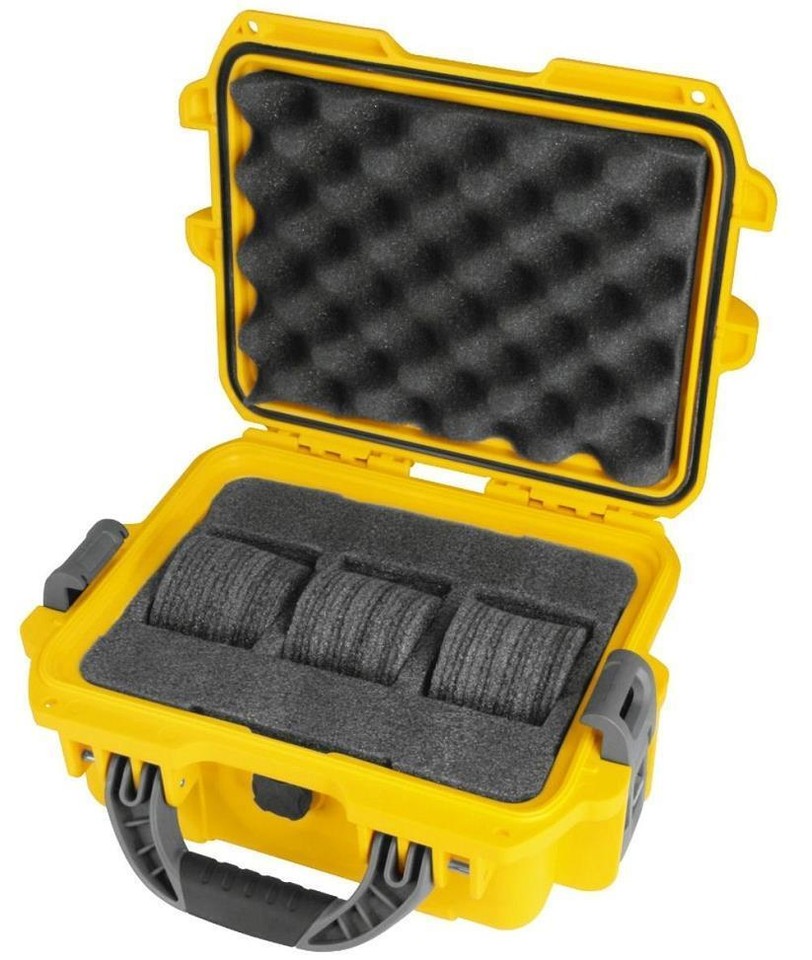 INVICTA IG0097 YELLOW THREE 3 SLOT BOX DIVER IMPACT COLLECTORS CASE ...