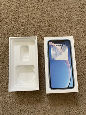 iPhone XR Black 64 GB EMPTY BOX ONLY No Stickers no Papers No ...