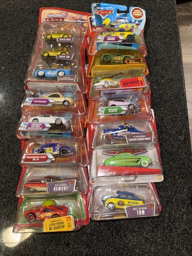 Disney Pixar cars Hudson Hornet, Tom, Ramone, Dexter Hoover Lot of 14 ...
