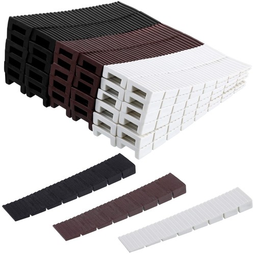 36 Pieces 4 Inch Furniture Plastic Wedges Shims Leveling Shims ...