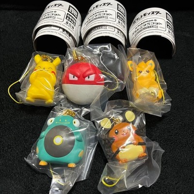 Pokemon Flat Mascot Complete Set Electric Type All 5 Authentic ...