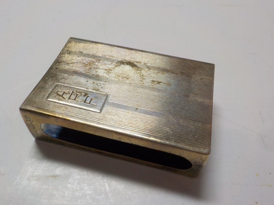 Vintage Art Deco Sterling Silver Match Box Cover Match Book ARF ...