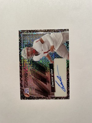 2023 Pro Set Metal Autograph Cameron Ward Campus VIP /20 Silver Mojo ...