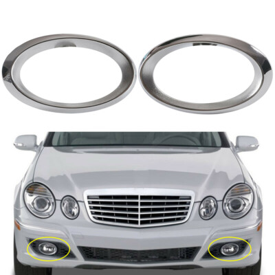 Fit for Benz E-CLASS W211 S211 W211 Front L+R Bumper Fog Light Cover ...