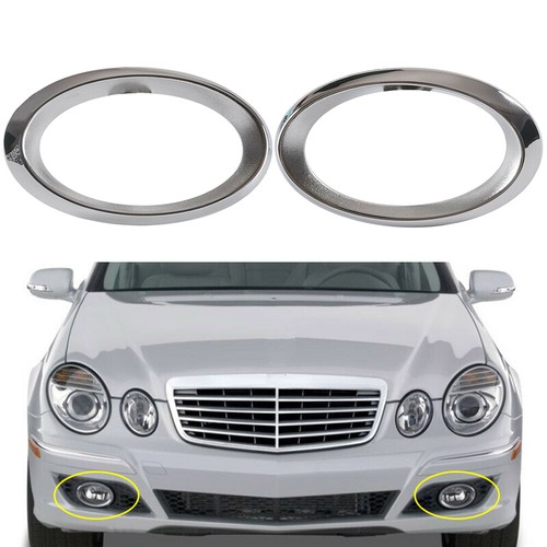 Fit for Benz E-CLASS W211 S211 W211 Front L+R Bumper Fog Light Cover ...