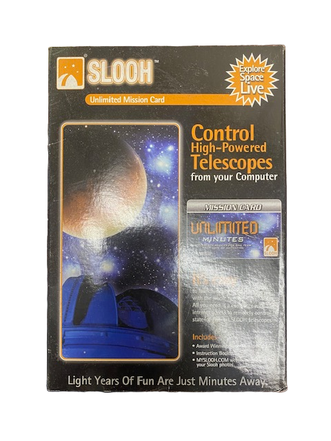 Slooh Unlimited Mission Card - Explore Space Live | eBay