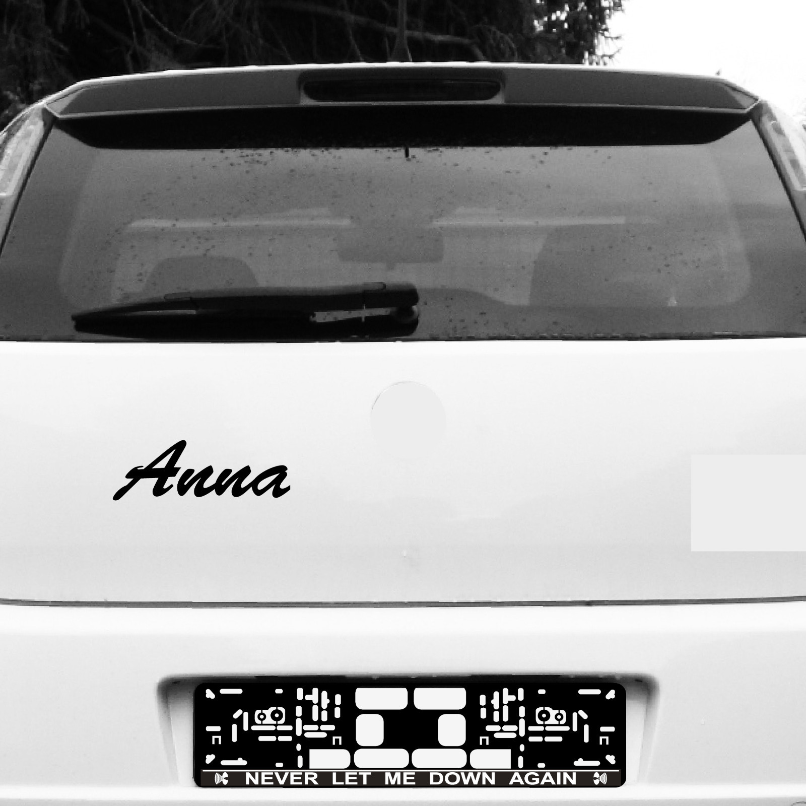 Anna 22cm Chambre D'Enfant Nom Autocollant Tatouage Déco Film Auto ...