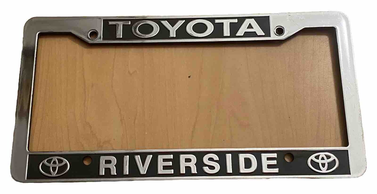 Toyota Of Riverside License Plate Frame Dealership California So-Cal ...