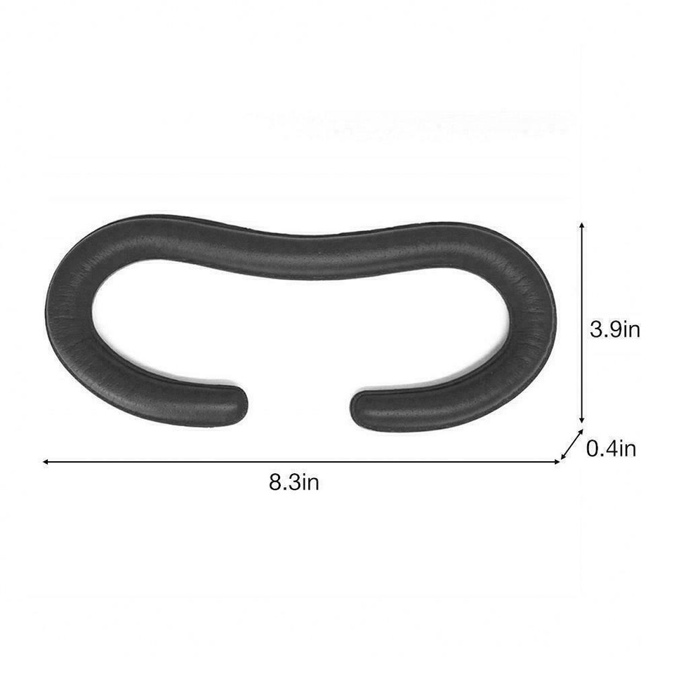 Leather Cushion Face Pad Eye Foam Mask Pad Cover For Oculus VR Rift CV1 ...
