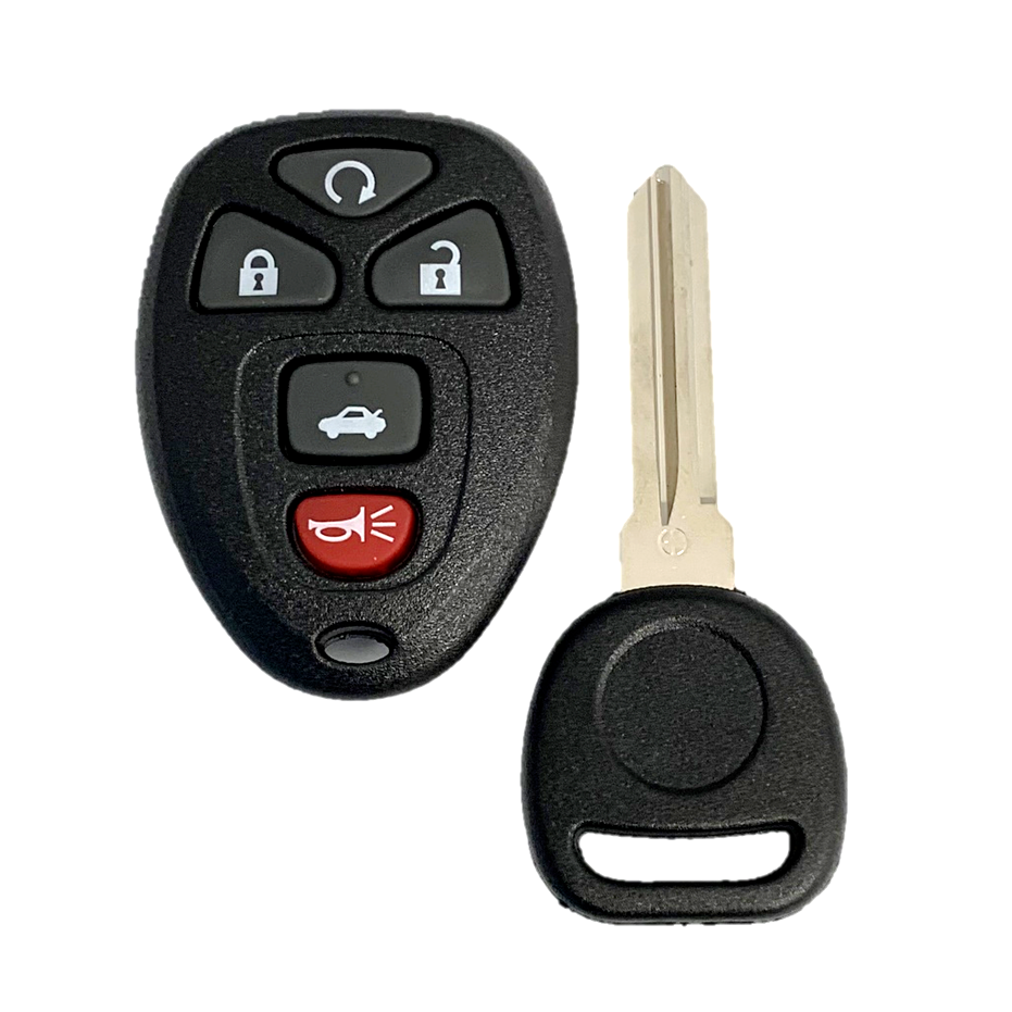 OEM Electronics Keyless Remote Fob + Chip Key 5 Button KOBGT04A ...