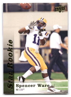 Spencer Ware 2013 Upper Deck FOOTBALL #89 LSU Tigers | eBay
