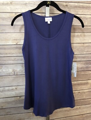 Lularoe XS Tank top sleeveless summer solid Extra Small Purple Blue NWT ...