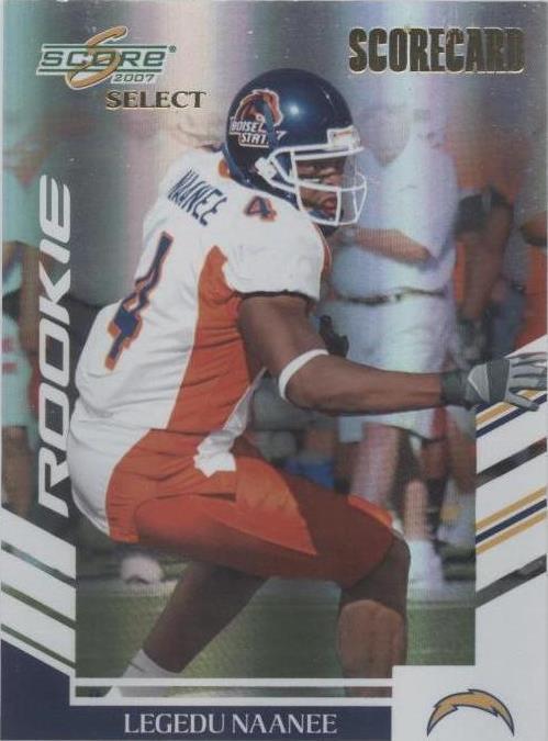 2007 Score Select - Rookie Legedu Naanee #417 Scorecard /100 (RC) for ...
