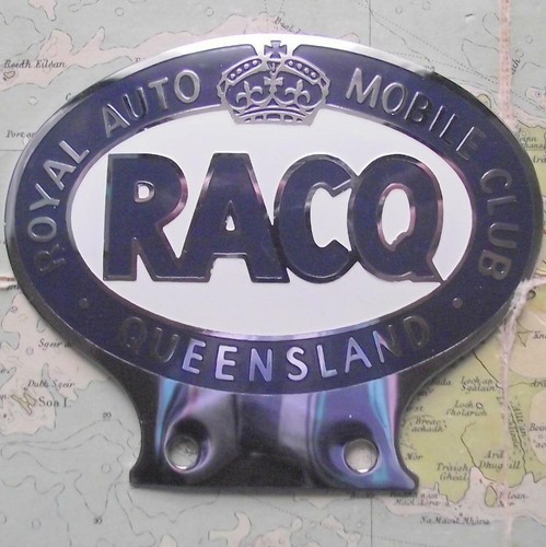Vintage Chrome Car Mascot Badge Australia Royal Automobile Club ...