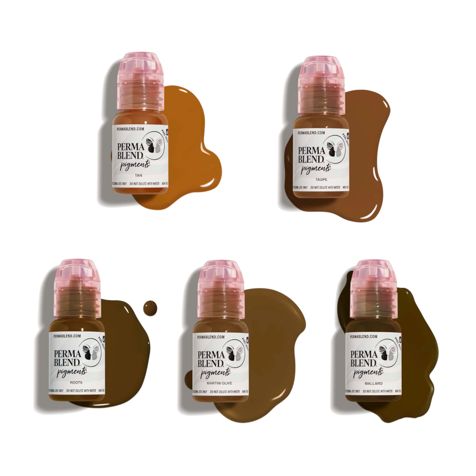 PERMA BLEND Set Kit Permanent Makeup Microblading Pigments Permablend ...