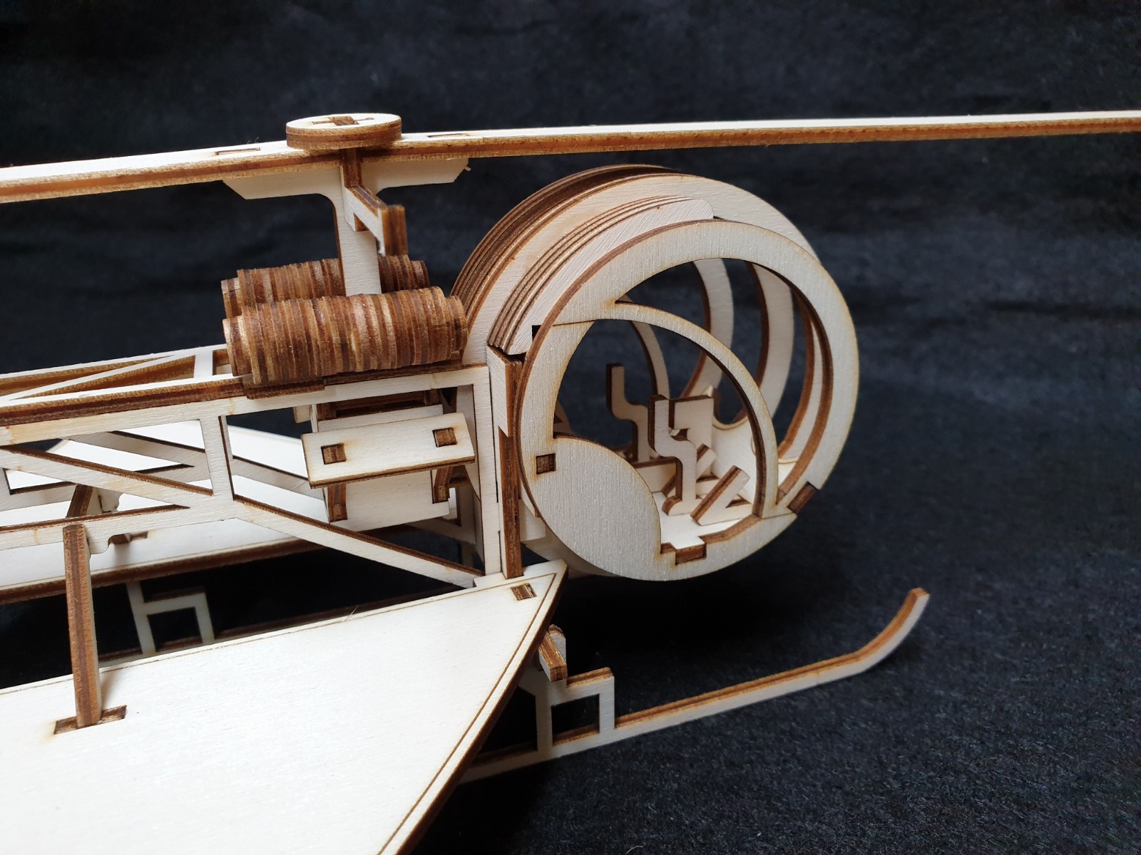 Laser Cut Wooden Batman 'Bat Copter' 3D Model/Puzzle Kit | eBay UK