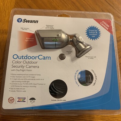 Swann SW-D-DODC Security Camera/ New In Box/ With Day And Night Vision ...