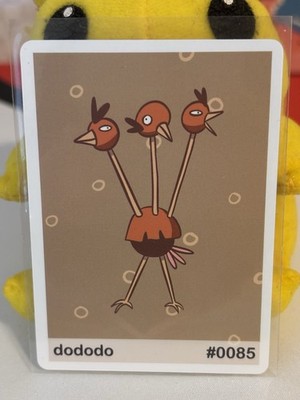 Pookiemoot DODODO #0085 DODRIO Derp Pokemon Fan Art Card | eBay