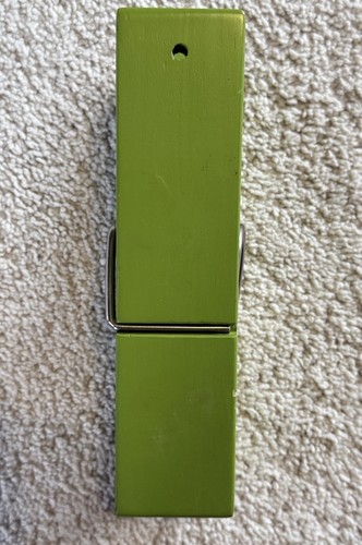 Pottery Barn Green Giant Jumbo Wood Clothespin Home Decor 8” Desk ...