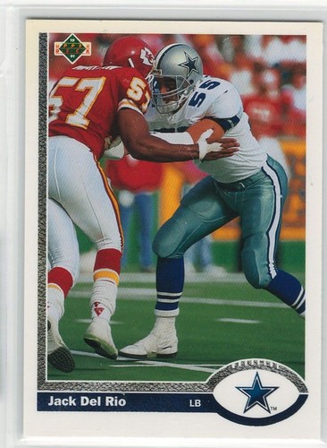 1991 Upper Deck #426 Jack Del Rio Cowboys | eBay