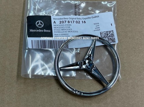 OEM 2078170216 Mercedes Benz New Trunk Star Lid Emblem Badge w212 E ...