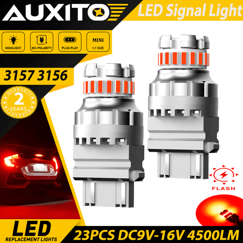 Red 3156/3157/4157/4057 LED Light Bulbs Brake Turn Signal Tail Park ...