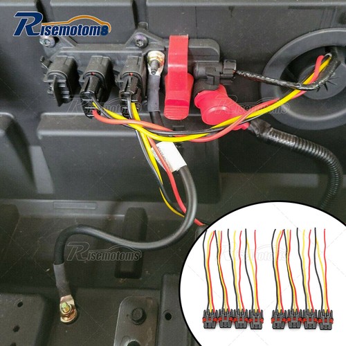 8PCS Pulse Power Plug Connector Pigtail Adapter For Polaris Ranger 1000 ...