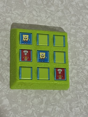 SpongeBob SquarePants Burger King Tic Tac Toe Toy Squidward Tentacles ...